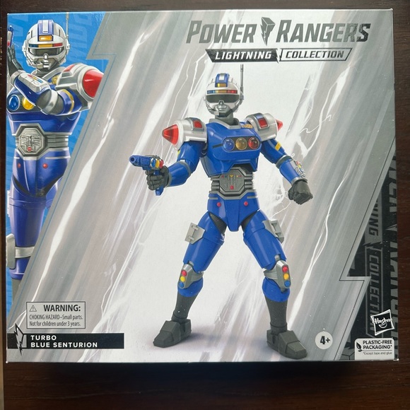 Toys | Hasbro Power Rangers Lightning Turbo Blue Senturion Deluxe 6inch ...